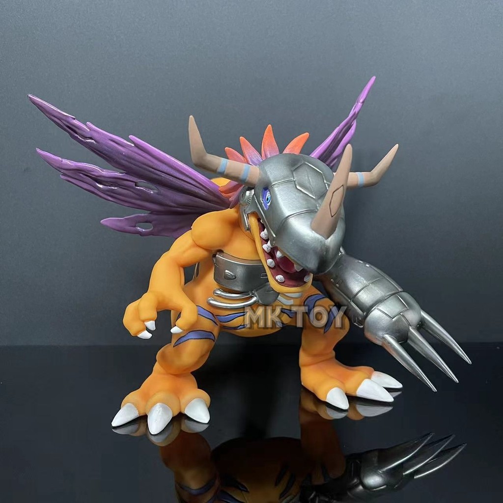 Jual 18cm Anime Digimon Adventure Metal Greymon Action figure toy model ...