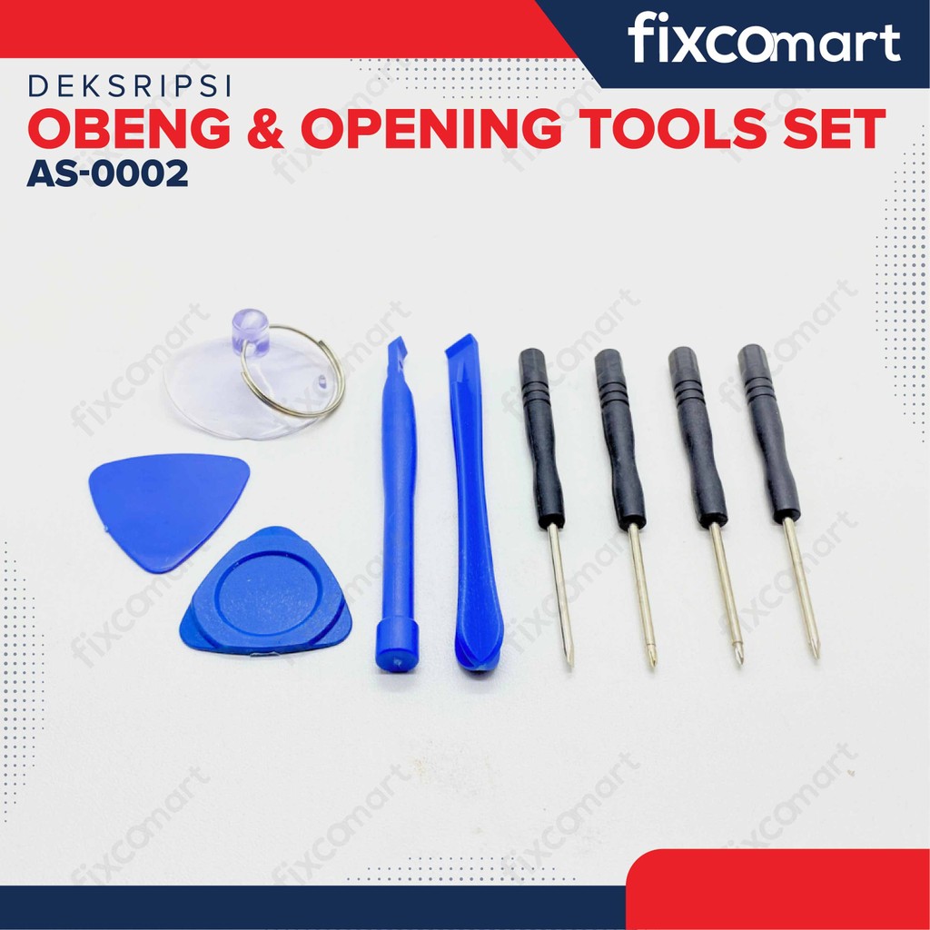 Jual Fixcomart Obeng & Opening Tools Set - Obeng set IPHONE / ANDROID ...