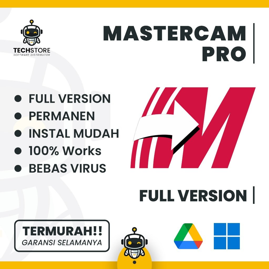 Jual MasterCAM Pro - Full Version 2025 2024 2023 2022 | Windows ...