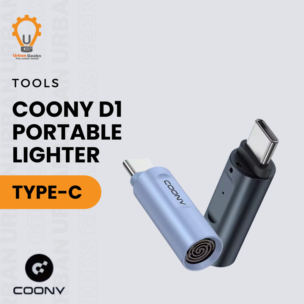 Jual JCALLY COONY D1 Mini Portable Type-C Phone Cigarette Lighter ...
