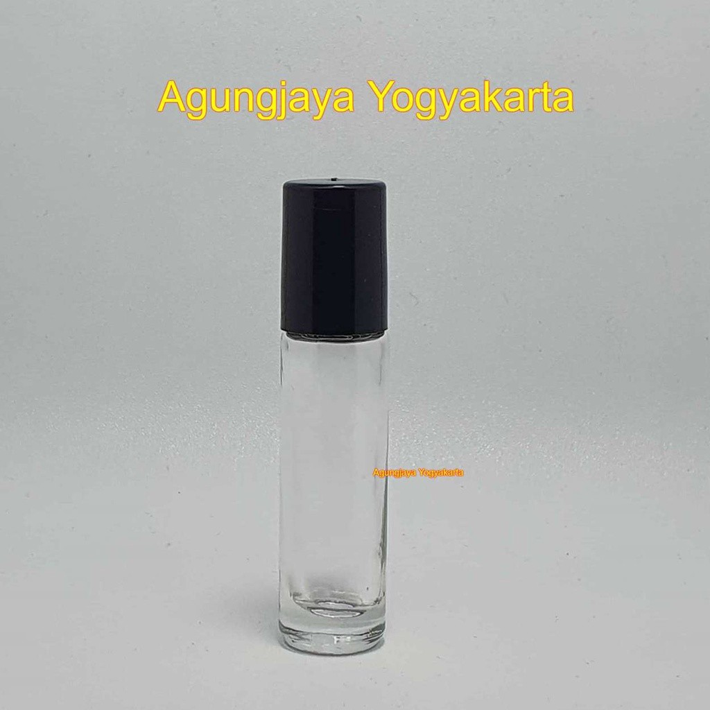 Jual Botol Roll On 6 ml Clear Original Hitam / Botol Parfum 10 ml ...