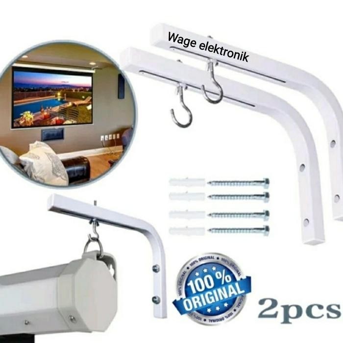 Jual Bracket Layar Proyektor - Bracket Screen Prjector - Breket Layar ...