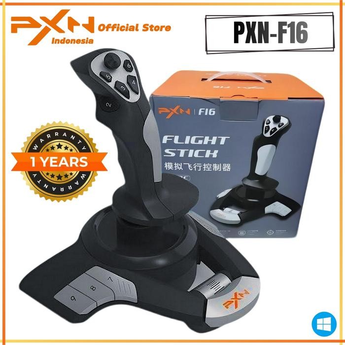 Jual PXN F16 Wired Flight Stick Joystick Simulator Controller Vibration ...
