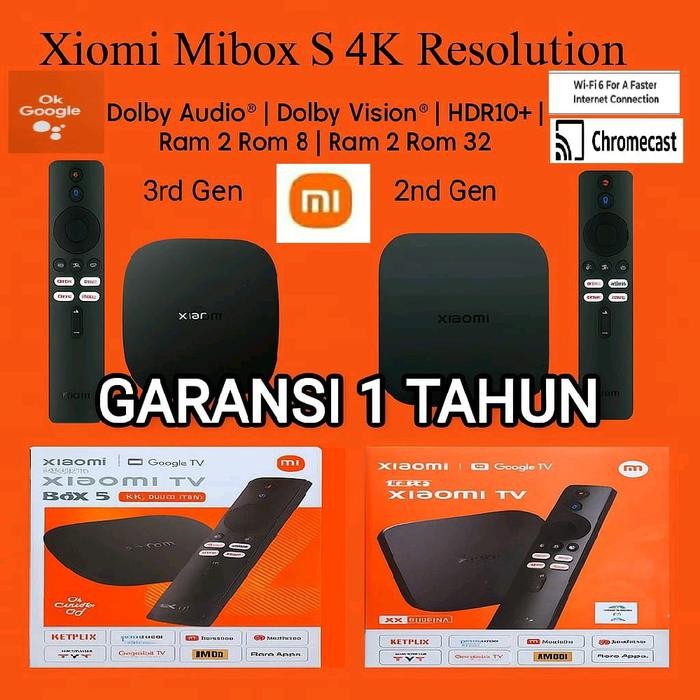 Jual XIOMI MI TV BOX GEN 2 & GEN 3 2ND & 3RD SMART ANDROID TV BOX ...