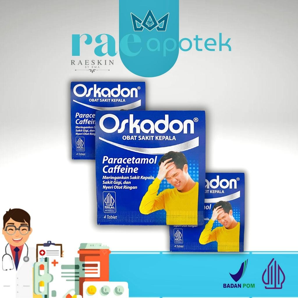 Jual Oskadon 4 Tablet - Obat Pereda Sakit Kepala Sakit Gigi dan Nyeri ...