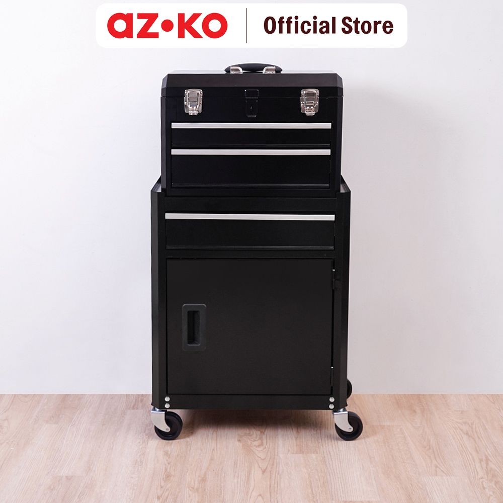 Jual AZKO Tactix Kabinet Perkakas 2 In 1 - Hitam Kabinet Toolbox Tempat ...