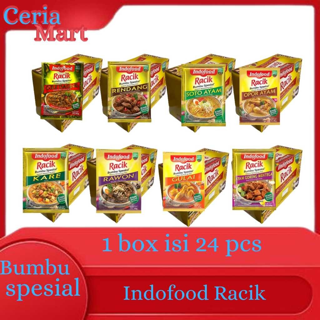 Jual INDOFOOD BUMBU INSTAN / BUMBU RACIK / BUMBU SIAP SAJI / PER BOX ...
