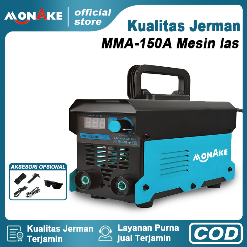 Jual MONAKE German Mesin Las MMA 150A Inverter Welding mesin las listrik 450 watt IGBT 450 watt ...