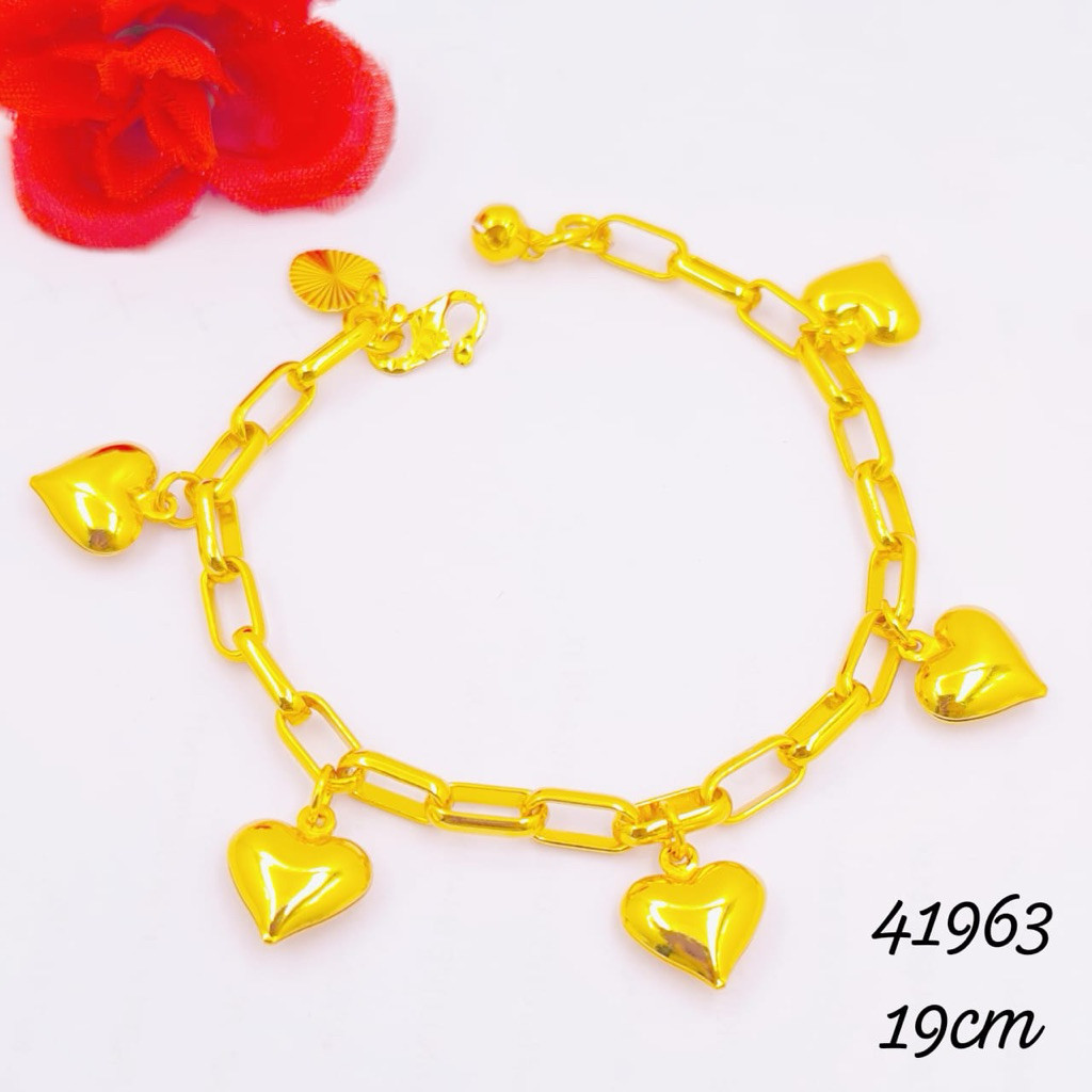 Jual Gelang rantai paper clip ( free cincin ) | Shopee Indonesia