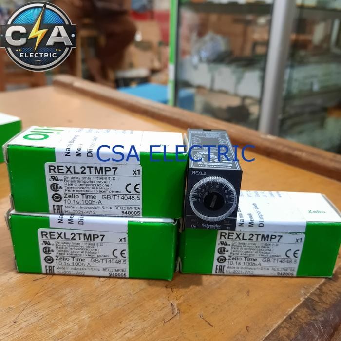 Jual On delay timer REXL2TMP7 1-10SEC 220V SCHNEIDER | Shopee Indonesia