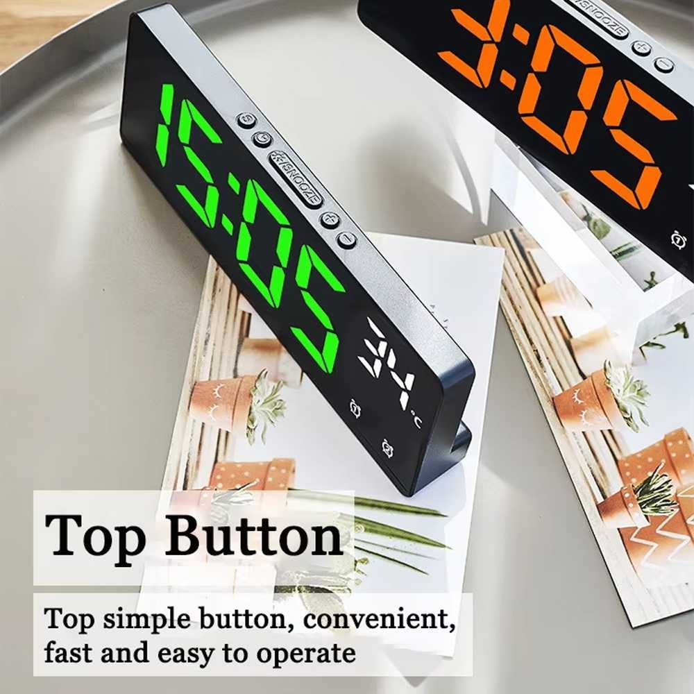 Jual Jam Meja Digital LED Smart Alarm Clock Temperature Backlight - DS ...