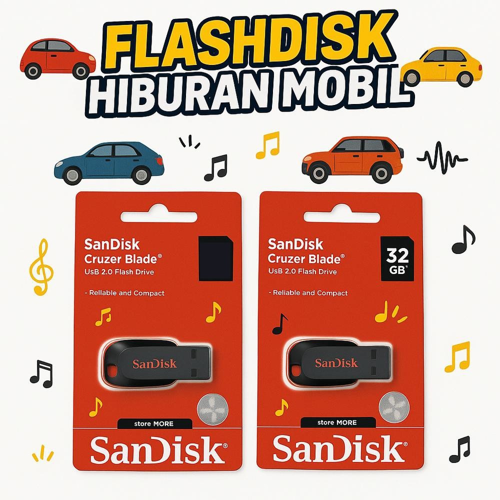 Jual SanDisk Cruzer Blade CZ50 USB2.0 Flashdisk Lagu 32 GB | Shopee Indonesia