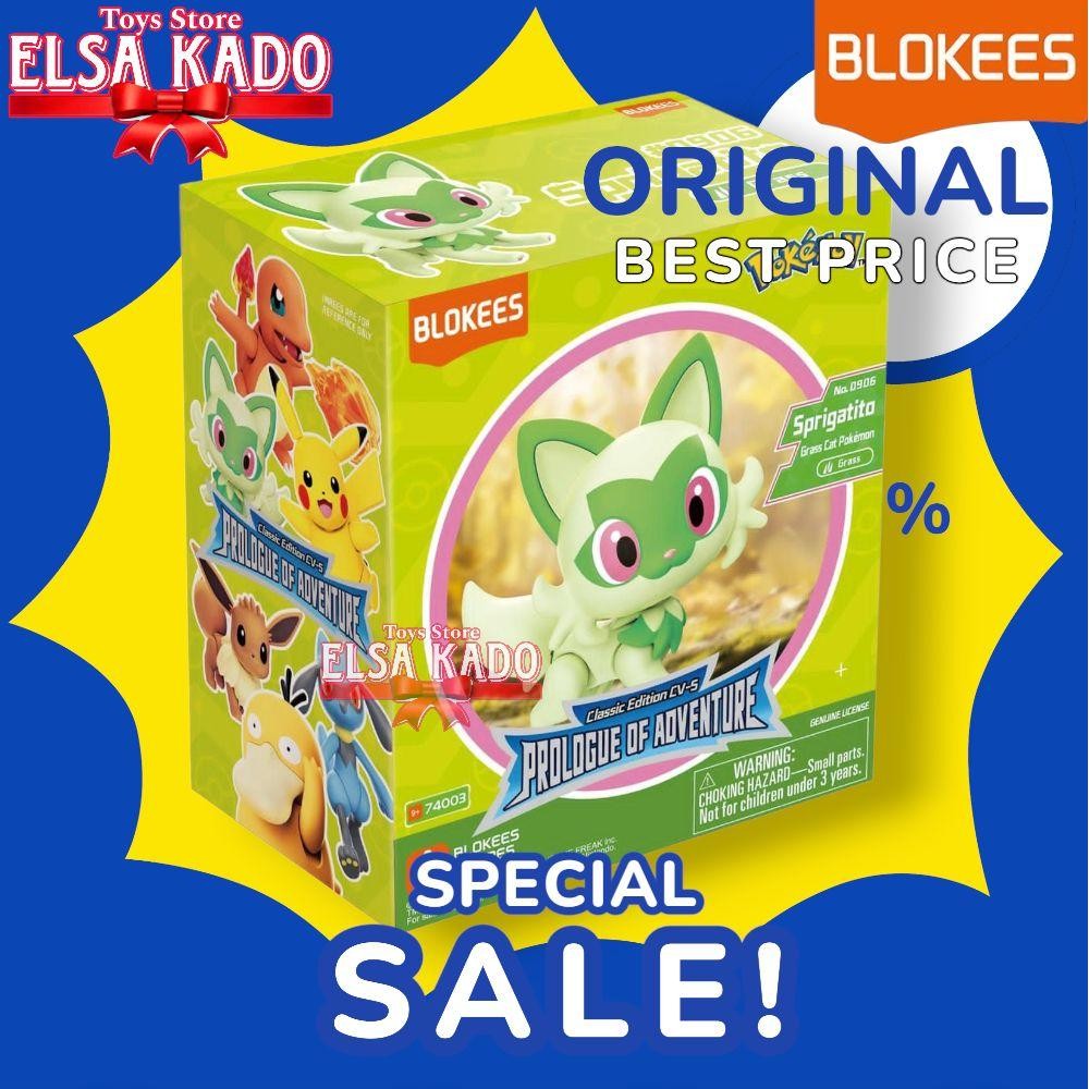 Jual Blokees Pokemon Classic Edition S Sprigatito Model Kit Original ...