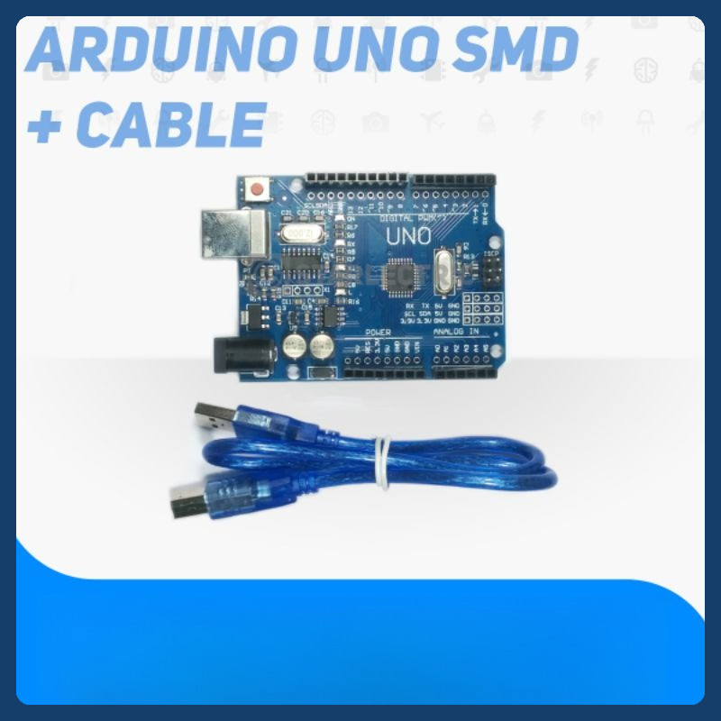 Jual Uno R3 - Arduino Uno Complatible Atmega328p CH340 dengan Kabel ...