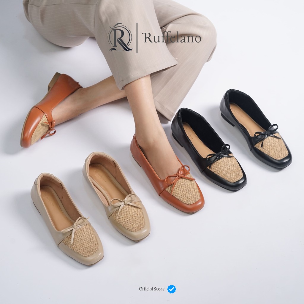 Jual Ruffelano VELINA Fashion Flat Shoes Wanita Casual - Teman Setia di ...