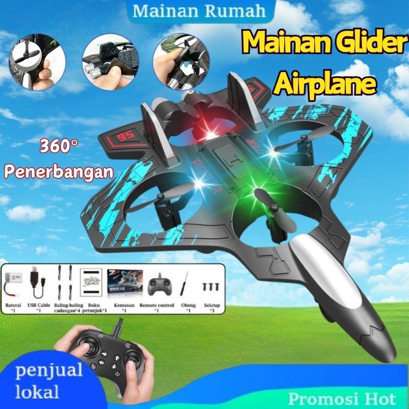Jual [Local Delivery]Drone Remote Mainan Pesawat Terbang 2.4G EPP mote ...