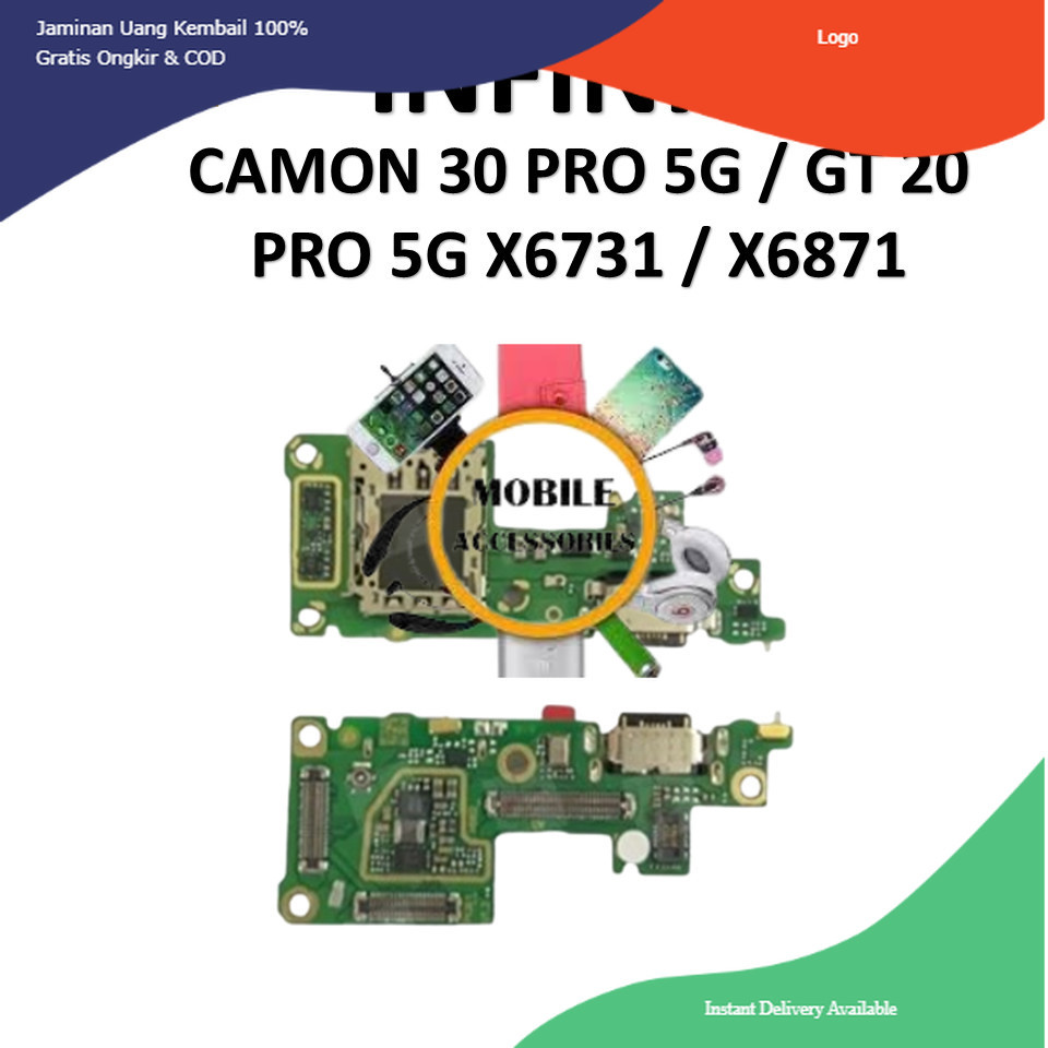 Jual PCB PAPAN KONECTOR CAS FLEXIBEL FLEKSIBEL CON CONNECTOR KONEKTOR ...