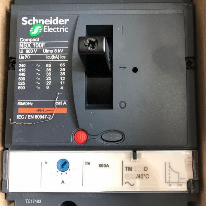 Jual SCHNEIDER MCCB NSX100F 3P 16A 25A 32A 40A 50A | Shopee Indonesia