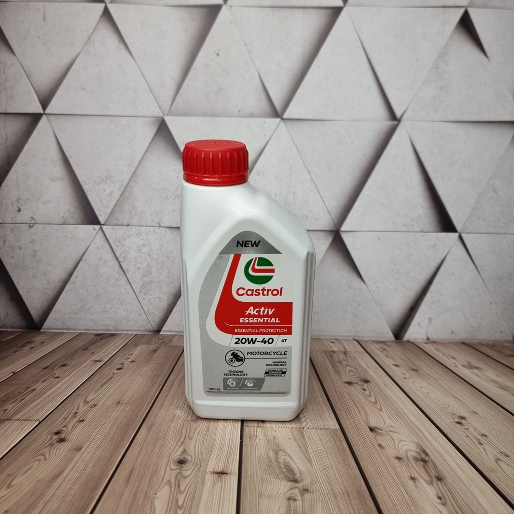 Jual Oli Mesin Castrol GO 20W 40 4T Oil Motor Bebek 800ml 0.8L | Shopee ...