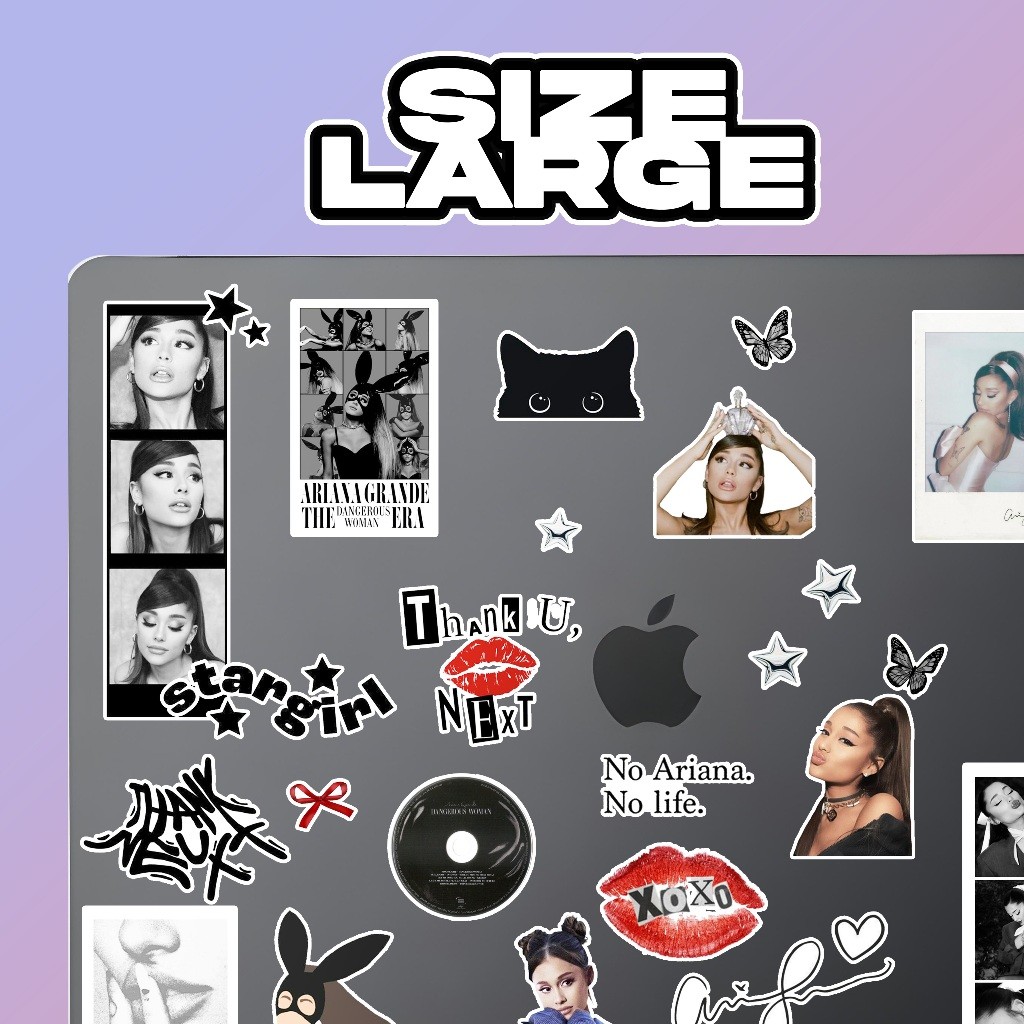 Jual Stiker ARIANA GRANDE Artist Pack | STIKER ANTI AIR ANTI LUNTUR ...
