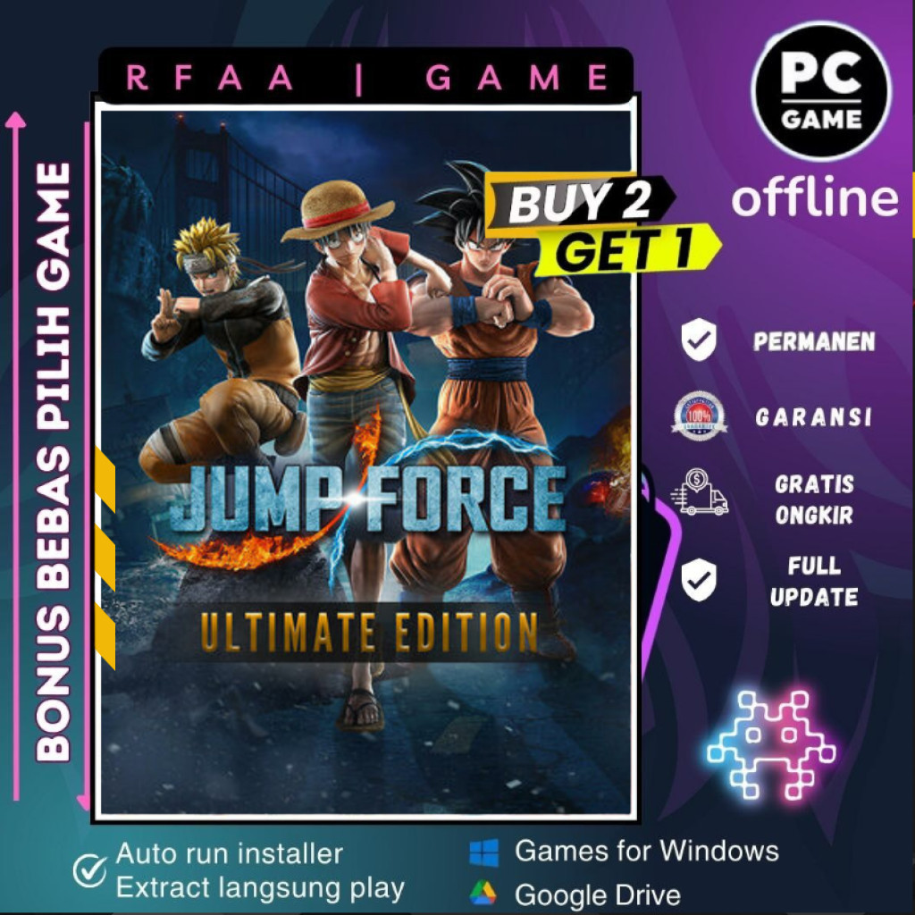 Jual JUMP FORCE ULTIMATE EDITION | GAME PC - LAPTOP - GAME OFFLINE ...