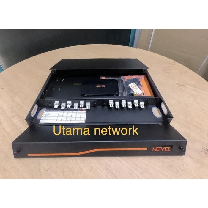 Jual NETVIEL OTB Fiber optic Rackmount 24 port LC | Shopee Indonesia