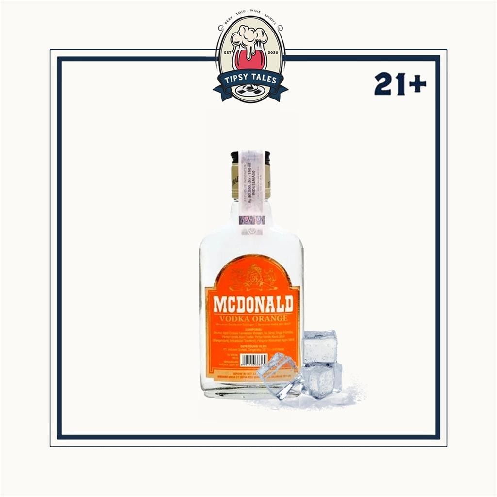 Jual Mc Donald Vodka Orange 180ml | Shopee Indonesia