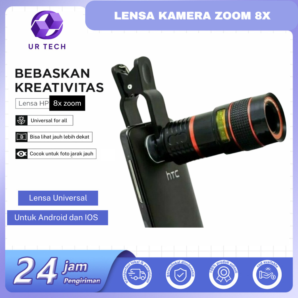Jual LENSA ZOOM 8X / TELESCOP ZOOM 8X PENJEPIT Grosir | Shopee Indonesia