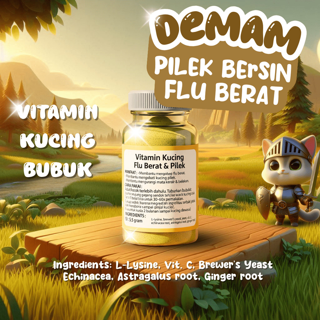 Jual VITAMIN KUCING FLU BERAT & PILEK OBAT FLU BERAT KUCING AMPUH OBAT ...