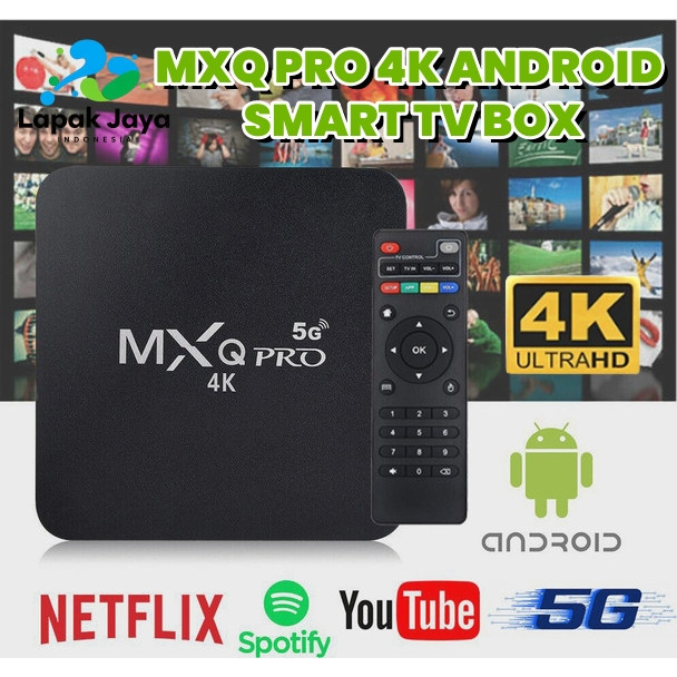 Jual 【 】MXQ PRO Smart TV Box Android 4K Ultra HD 2.4GHz/5G Koneksi WiFi - Set Top Box TV Digital ...