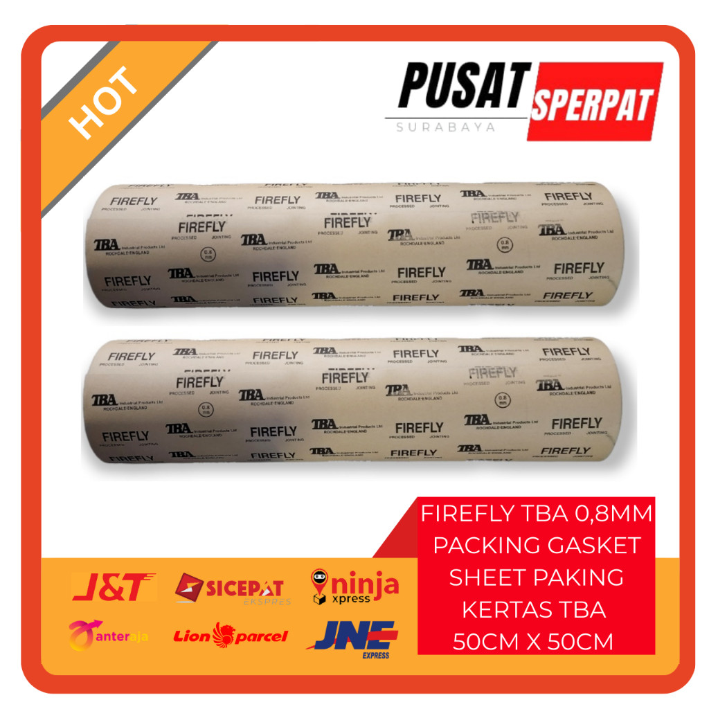 Jual Firefly TBA 0,8 mm Packing Gasket Sheet Paking Kertas TBA harga ...