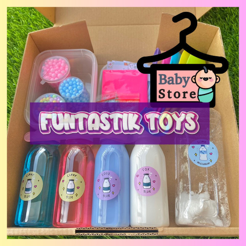 Jual SLIME KIT LENGKAP JUMBO BY NEWBEAUTIFULSLIME TOFU SLIME ORIGINAL ...