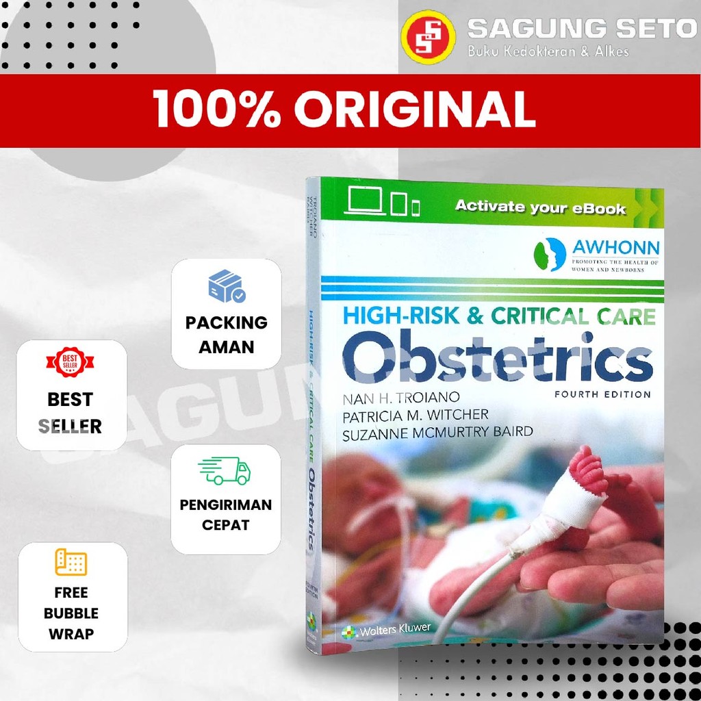 Jual AWHONN HIGH-RISK CRITICAL CARE OBSTETRICS 4ED / OBGYN | Shopee ...