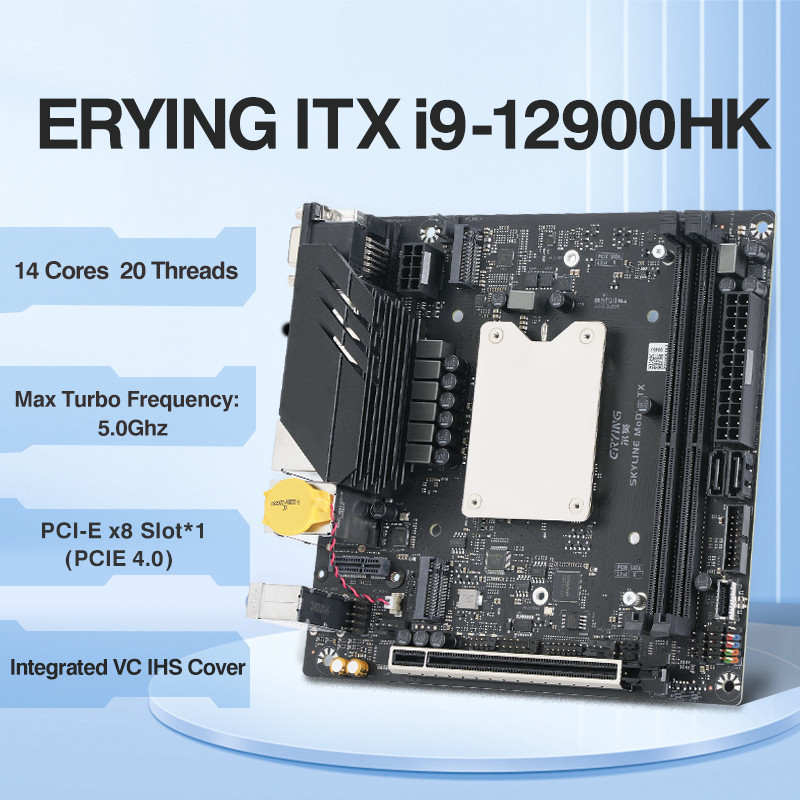 Jual DIY Gaming Computer ERYING M-ITX DIY Desktop Motherboard with Onboard CPU Core Interposer ...