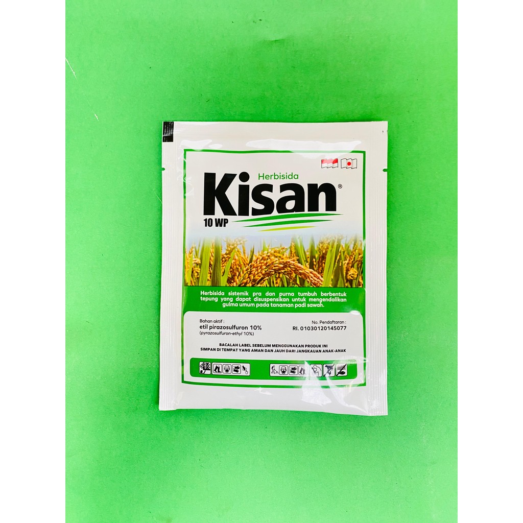 Jual Herbisida KISAN 10WP isi 25gr pengendali gulma padi dari ...
