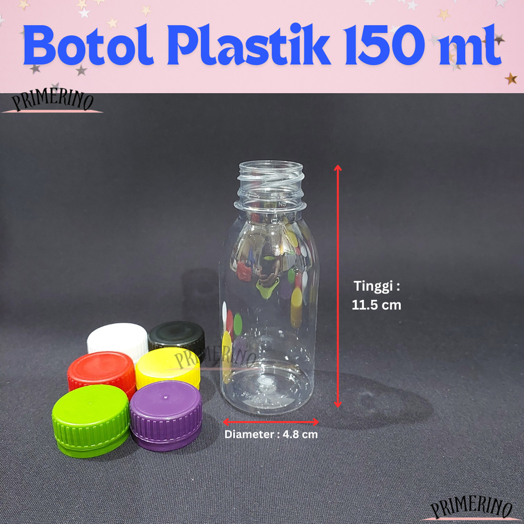 Jual Botol Plastik 150 ml / Botol Almond PET / Botol Zamzam Botol Jus ...