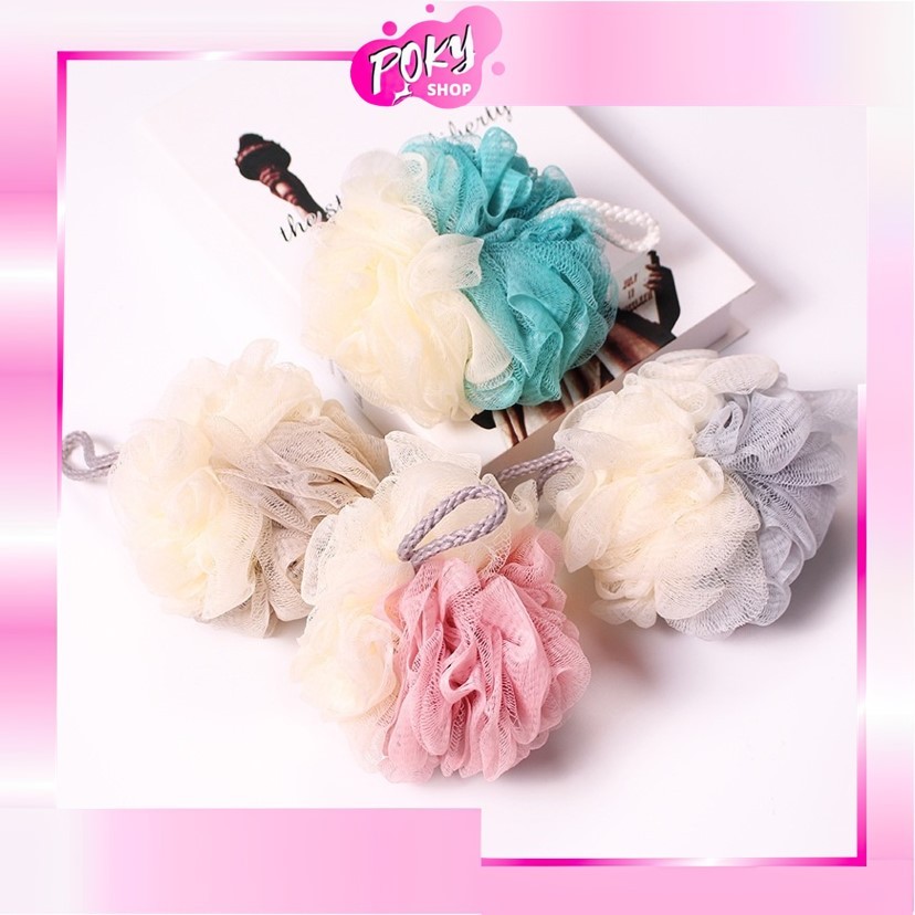 Jual POKY - H5585 Spons Mandi Jaring / Shower Puff / Sponge Sikat Badan ...