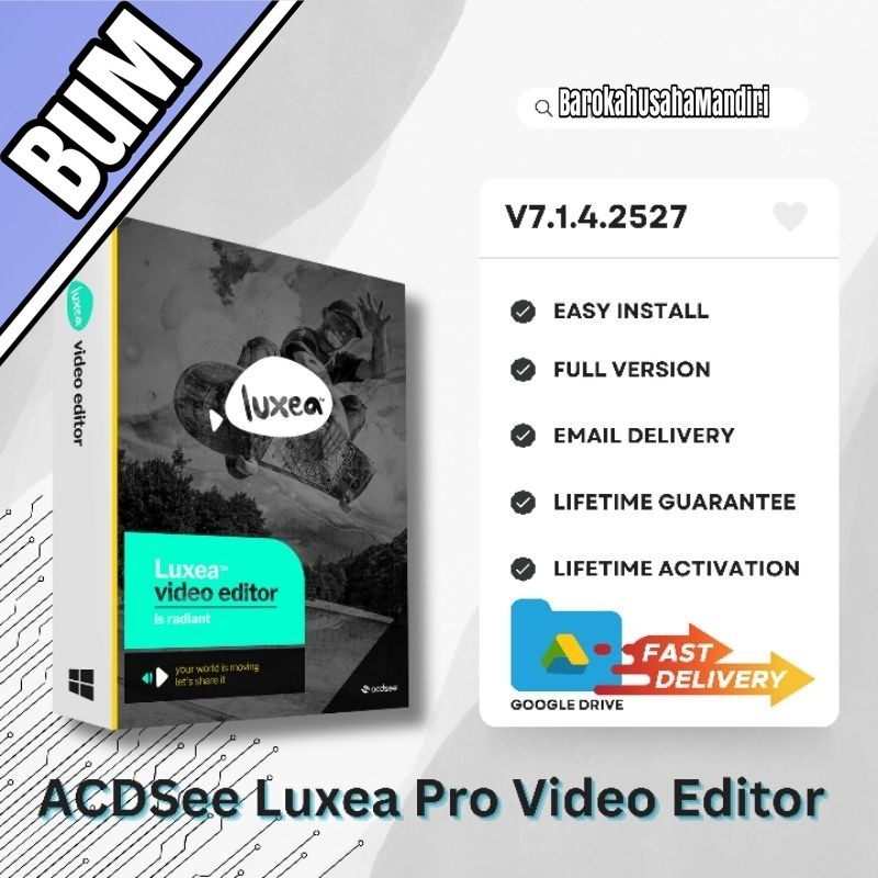 Jual ACDSee Luxea Pro Video Editor 2024 7.1.4.2527 Full Version (Versi ...