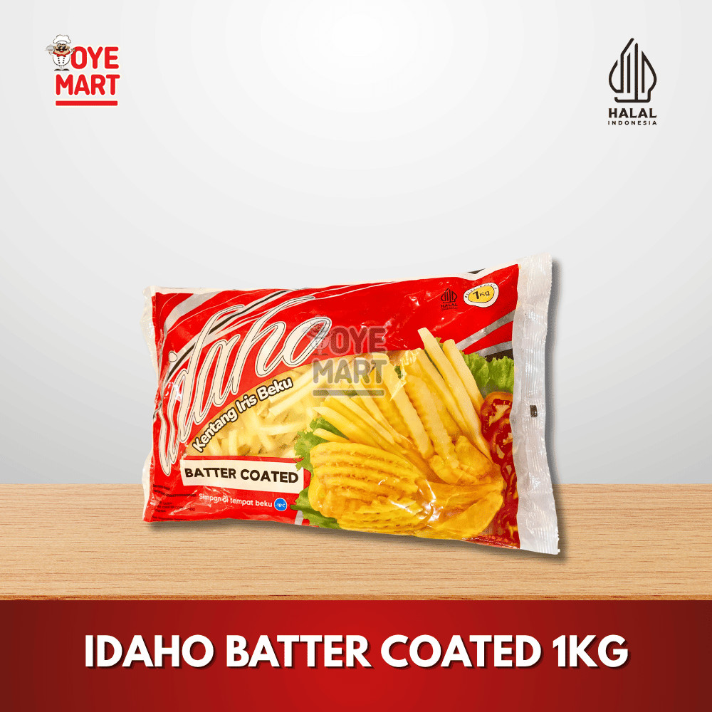 Jual IDAHO BATTER COATED 1KG KENTANG GORENG FRENCH FRIES | Shopee Indonesia