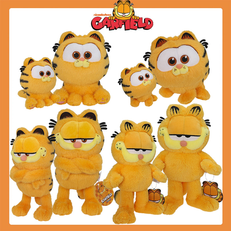 Jual Original Garfield Family Kawaii Soft Plush Toys Cartoon Garfield ...