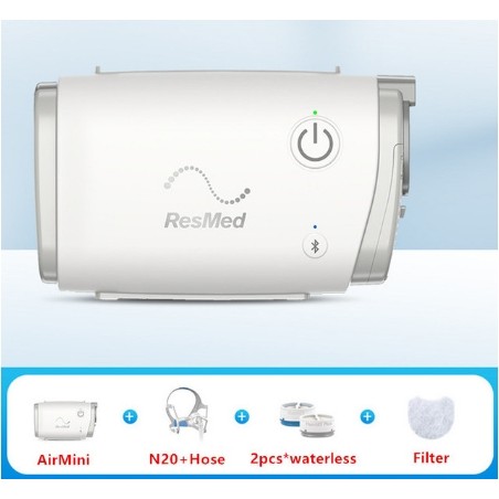 Jual Resmed Portable AirMini CPAP Full Set Auto AirMini Home Bluetooth ...