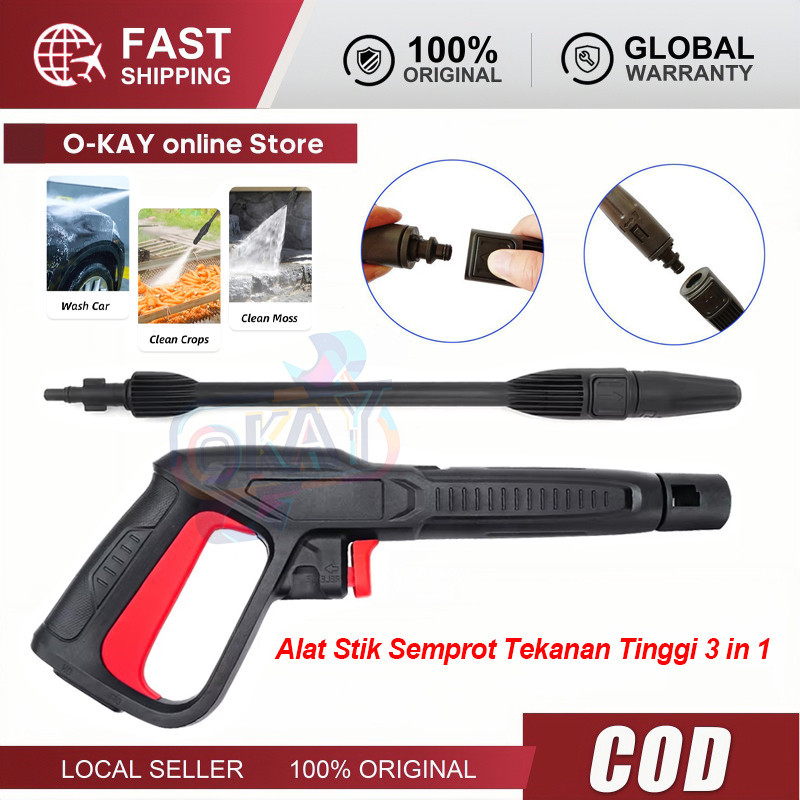 Jual Stik Semprot 3 in 1 Tekanan Tinggi, Cuci AC, Mobil & Motor ...