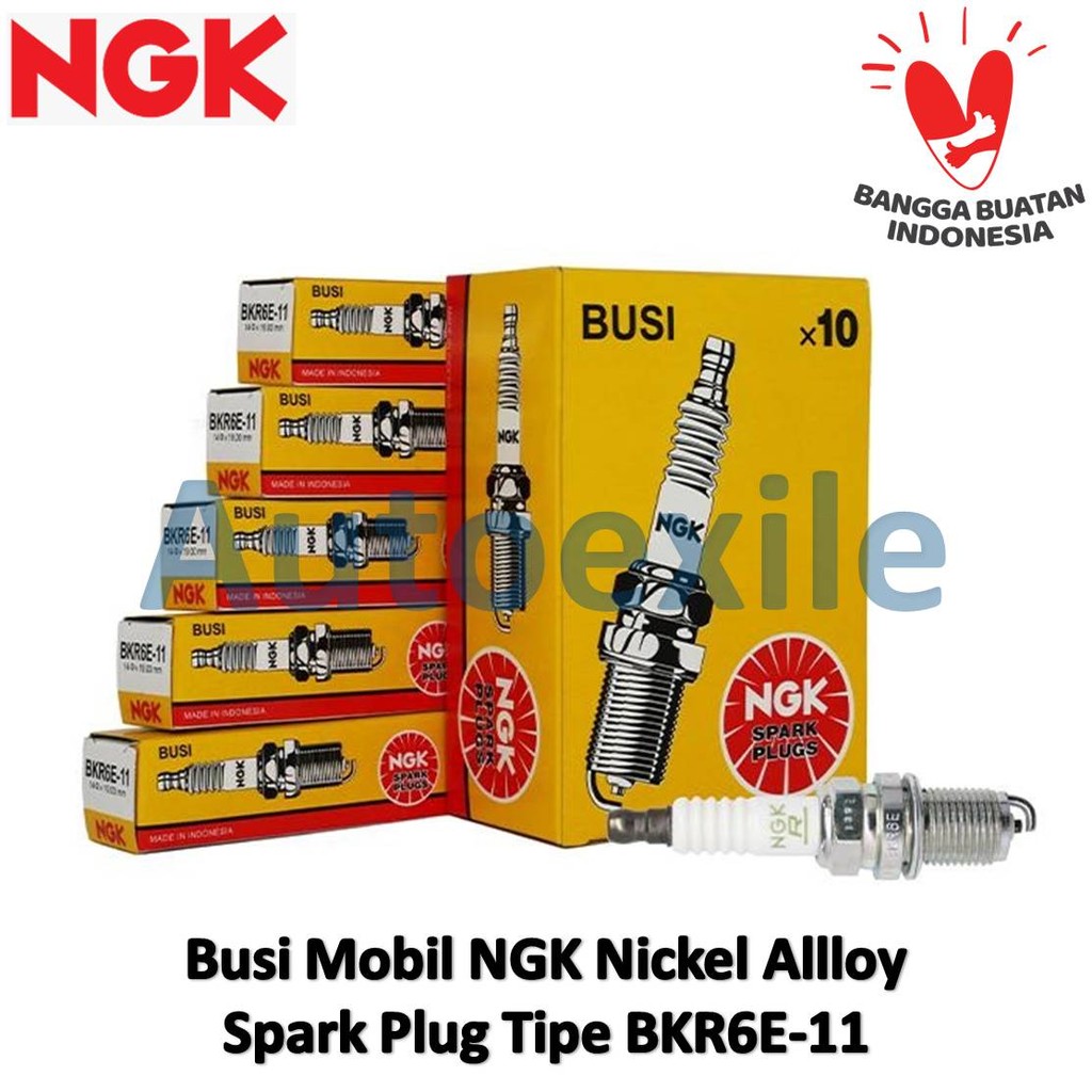 Jual Busi Mobil NGK Nickel Alloy BKR6E-11 Original Spark Plugs Brio ...