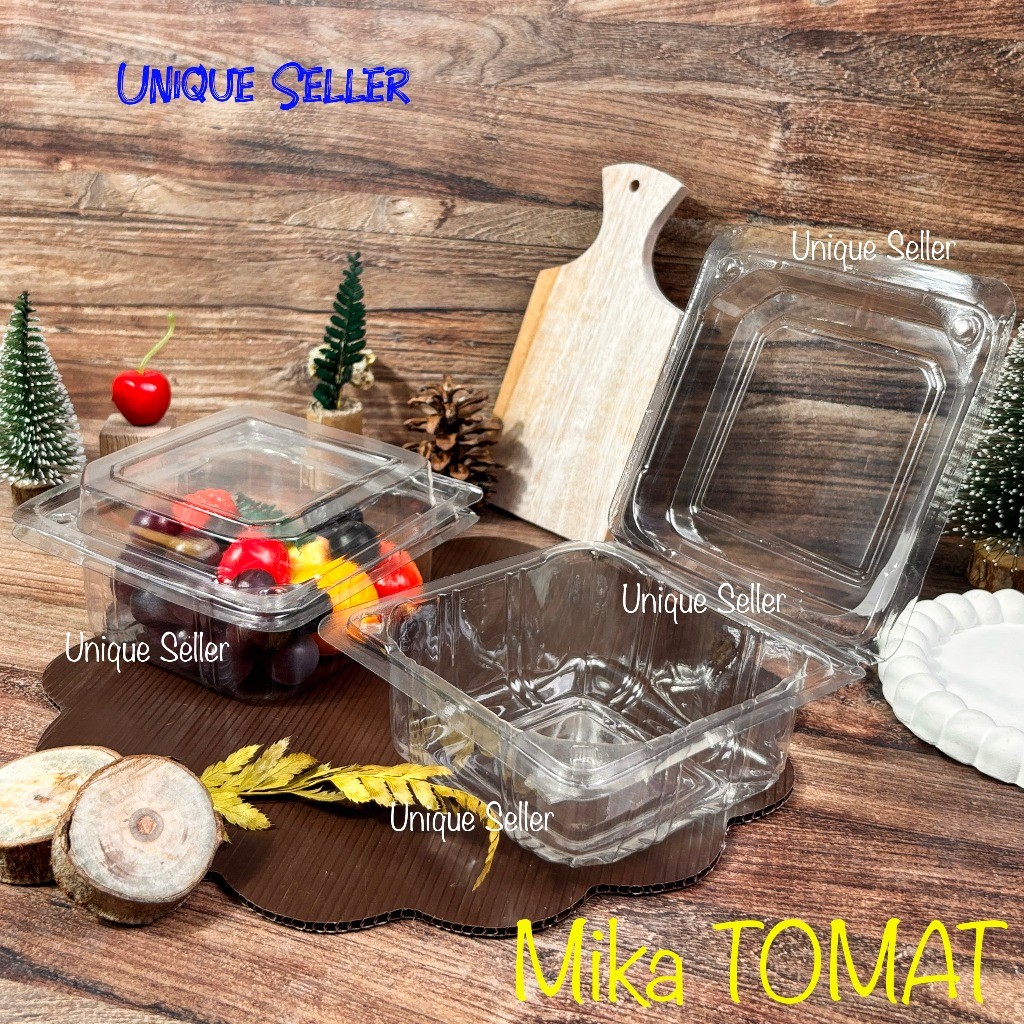 Jual [Isi 100] Mika Buah Tomat Leci Strawberi / Mika Lychee Strawberry ...