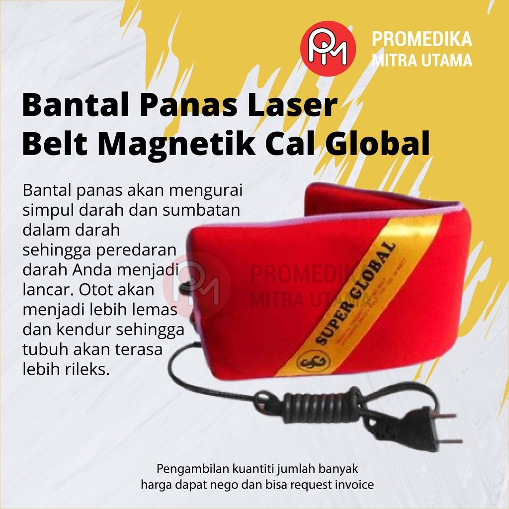 Jual Bantal Panas Laser Belt Magnetik Cal Global | Alat Pijat dan ...