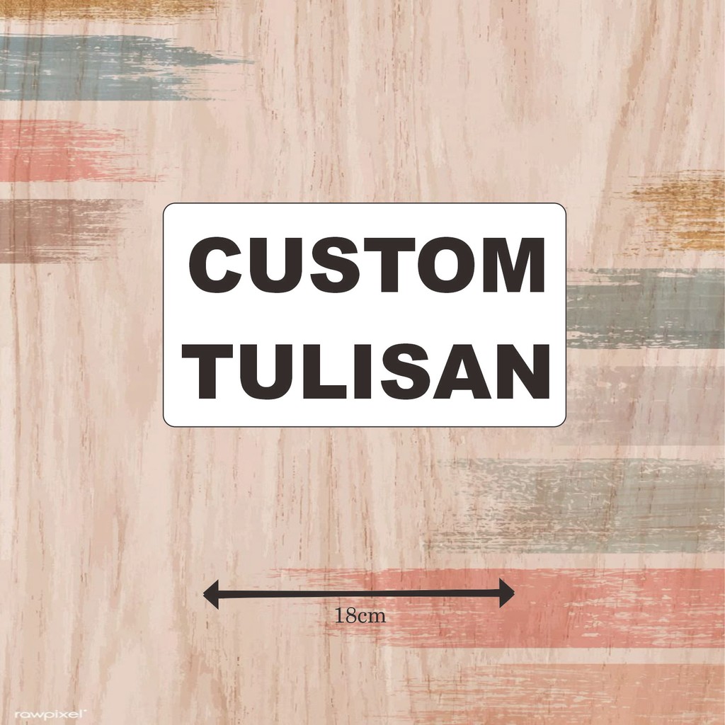 Jual VA Custom Tulisan Sign Akrilik berbagai ukuran/bisa custom tulisan ...