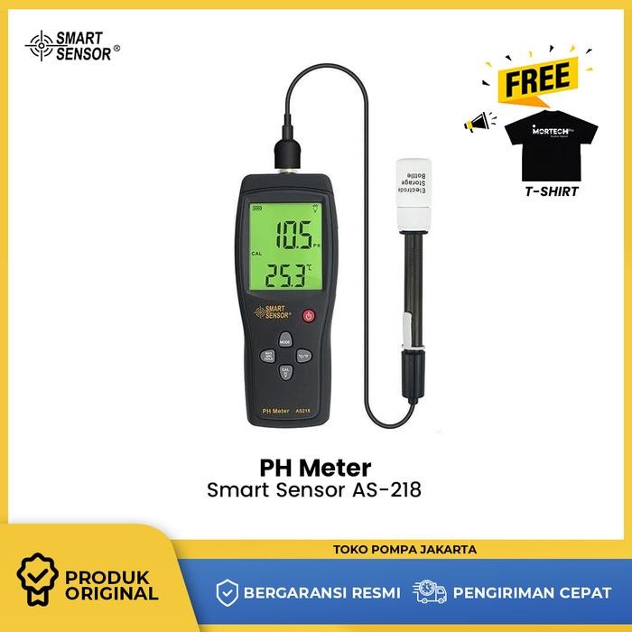 Jual PH Meter Smart Sensor AS218 Calibration Certificate Tester ...