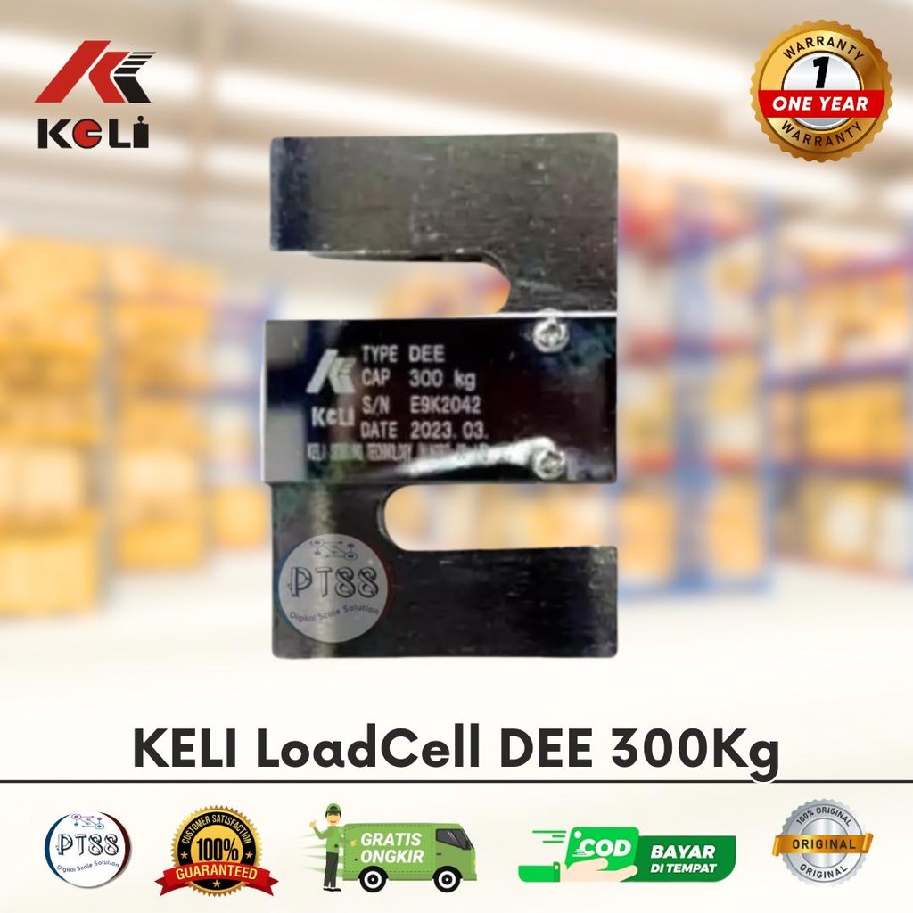 Jual Loadcell KELI DEE 300 kg / load Cell tarik batching plant 300kg / Load cell tekan 300kg ...