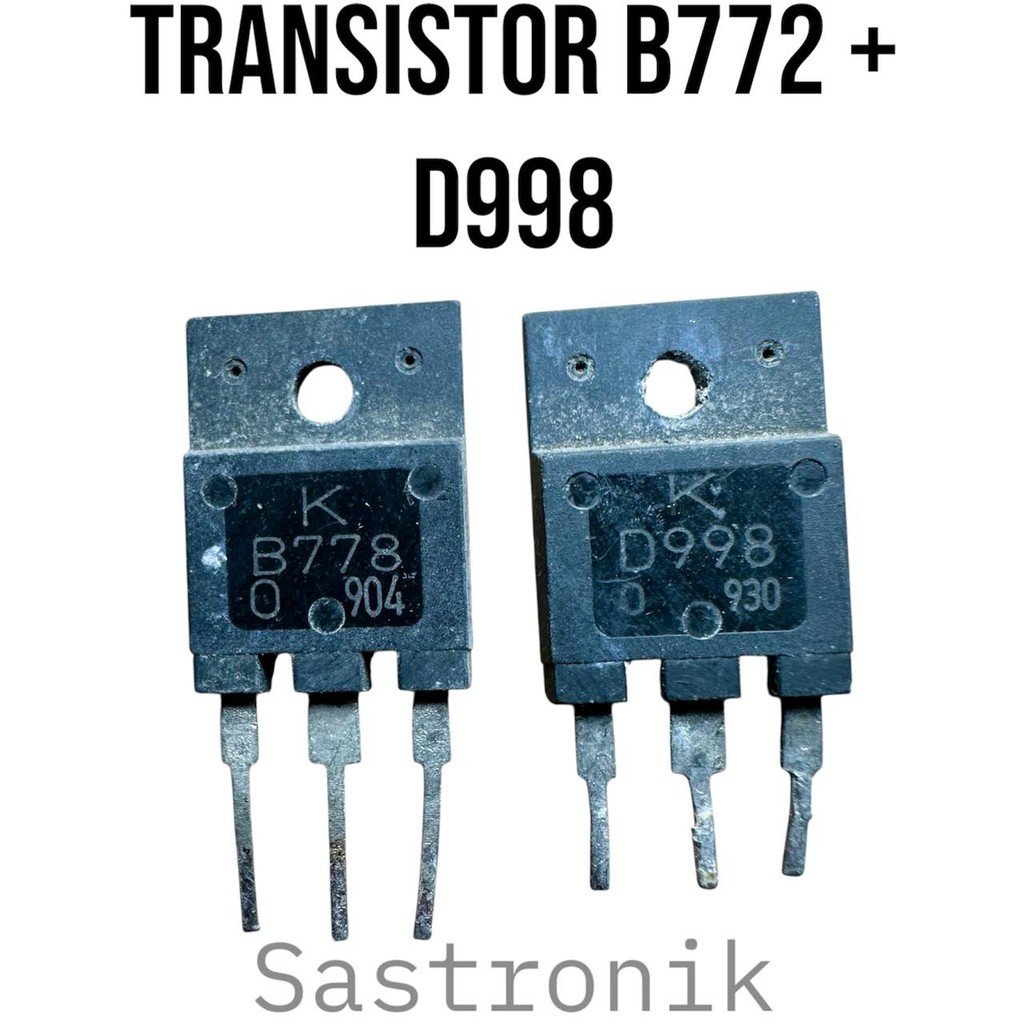 Jual transistor 1set b772 dan d998 cabutan ready | Shopee Indonesia