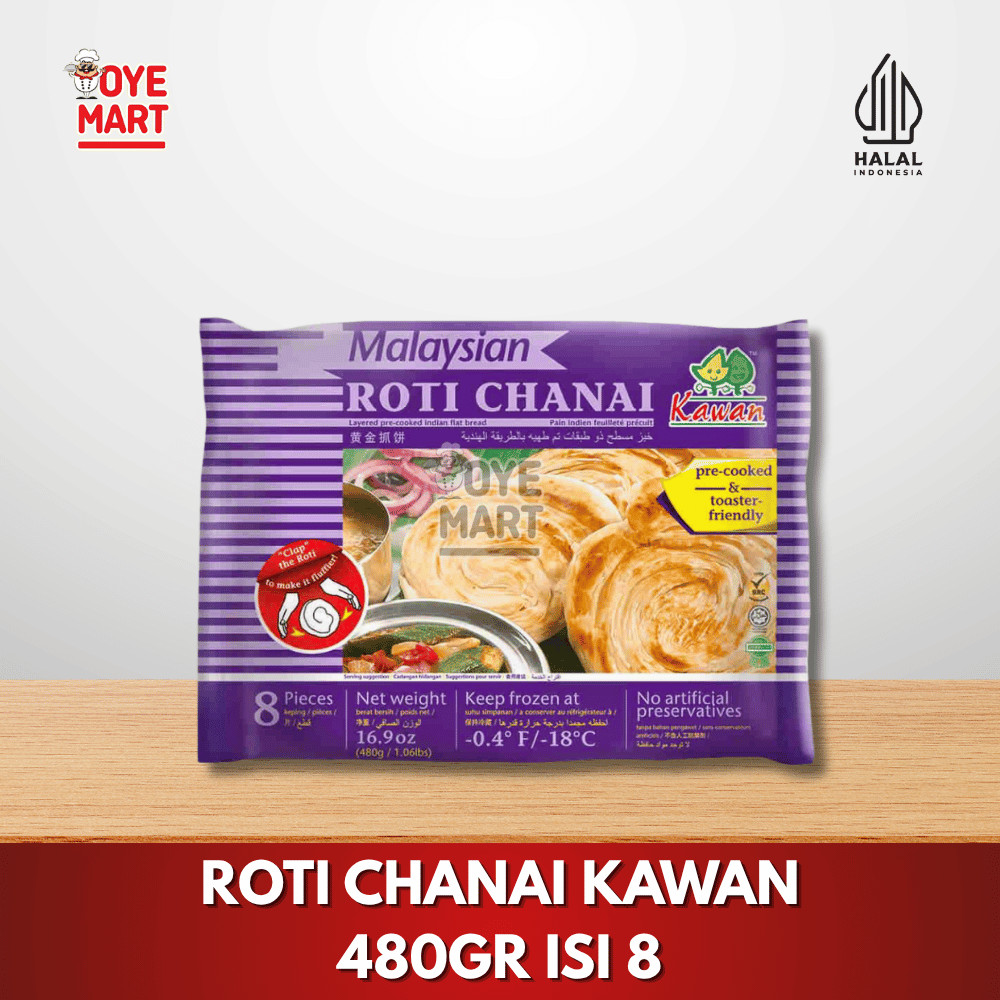 Jual ROTI CHANAI 480GR ISI 8 CANAI MERK KAWAN HARGA EKONOMIS | Shopee ...
